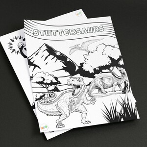 Digital Stuttering Coloring Pages Set, Stuttering Therapy, SLP Speech Treatment, It's OK to ...