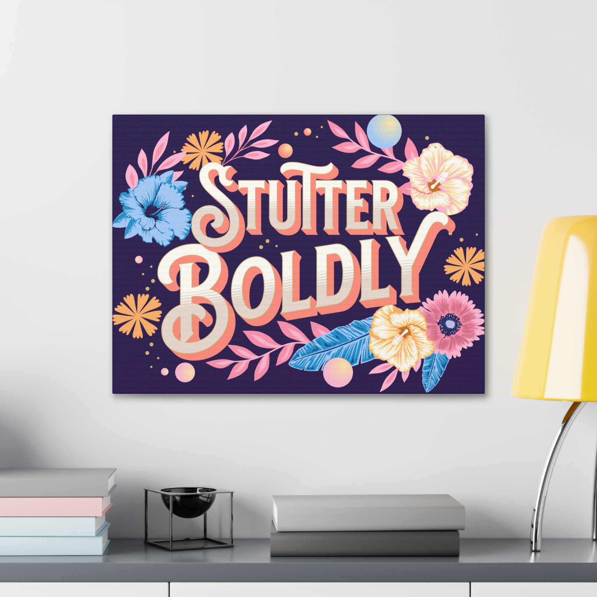 Stuttering Wall Art Gift for Person Who Stutters Stutter - Etsy