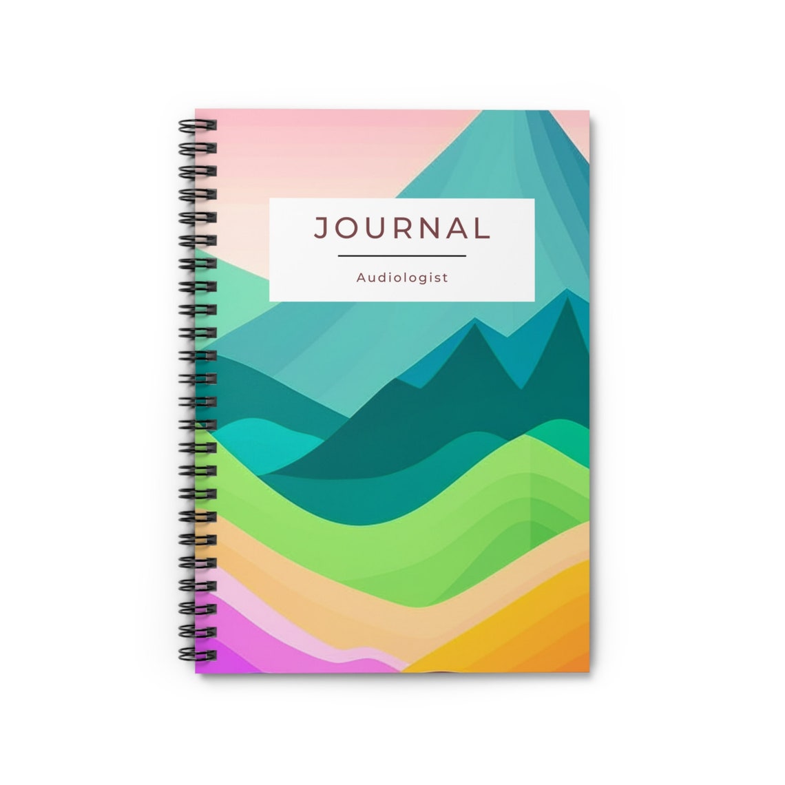 Audiologist Journal Gift for Aud Student, Mountain Notebook Gift for ...