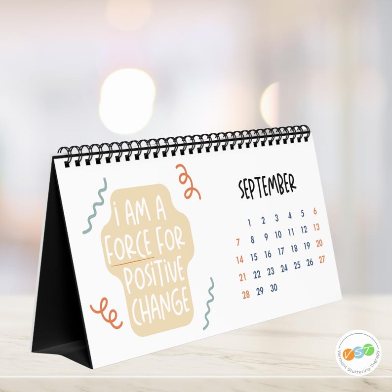 SLP Affirmation 2026 Desk Calendar Gift for Speech Pathologist, Speech ...