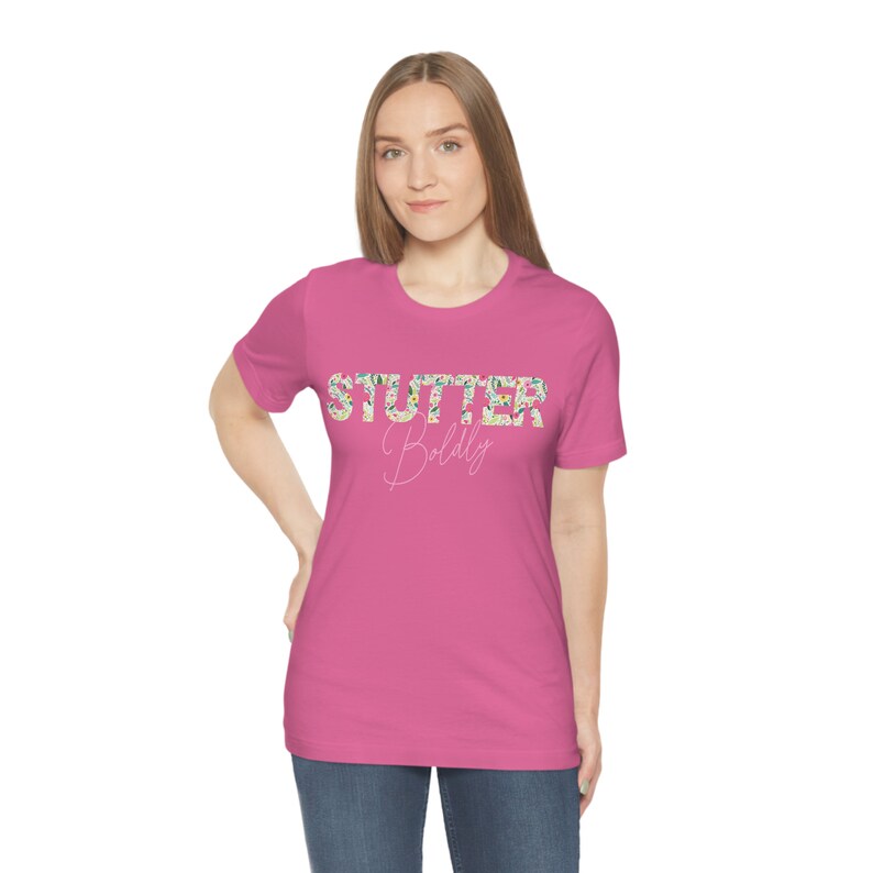 Stutter Tshirt, Stutter Boldly Tee, Stuttering Gift, Gift for Person ...