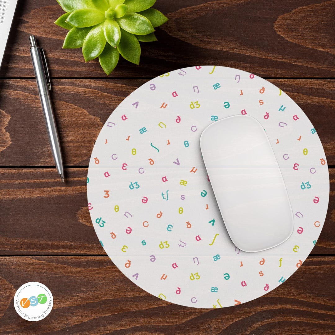 IPA Mouse Pad for Speech Language Pathologist International Phonetic ...