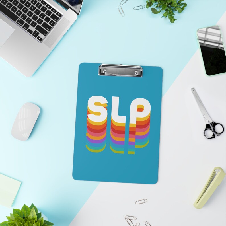 SLP Retro Clipboard Speechie Clipboard Gift SLP Grad Student - Etsy