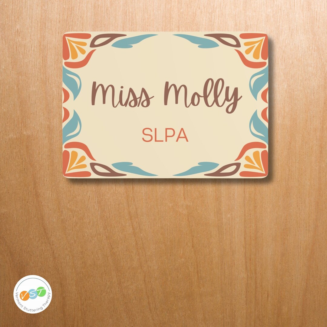 Custom Office Name Plate IPA Gift for SLPA, Speech-language Pathology ...