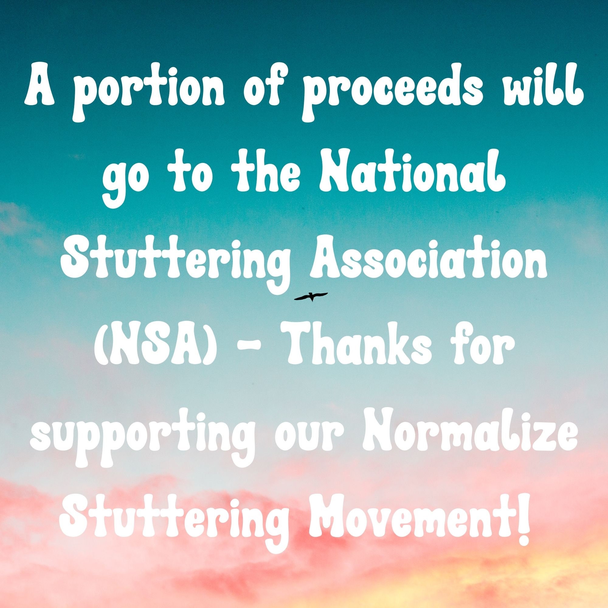 Stuttering Sticker Sheet, 8.5 X 11 or 4 X 6, Four Stuttering Awareness ...