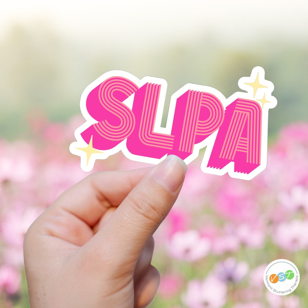 SLPA Sticker Gift, Retro SLPA Sticker, Cute Speech Path Assistant ...