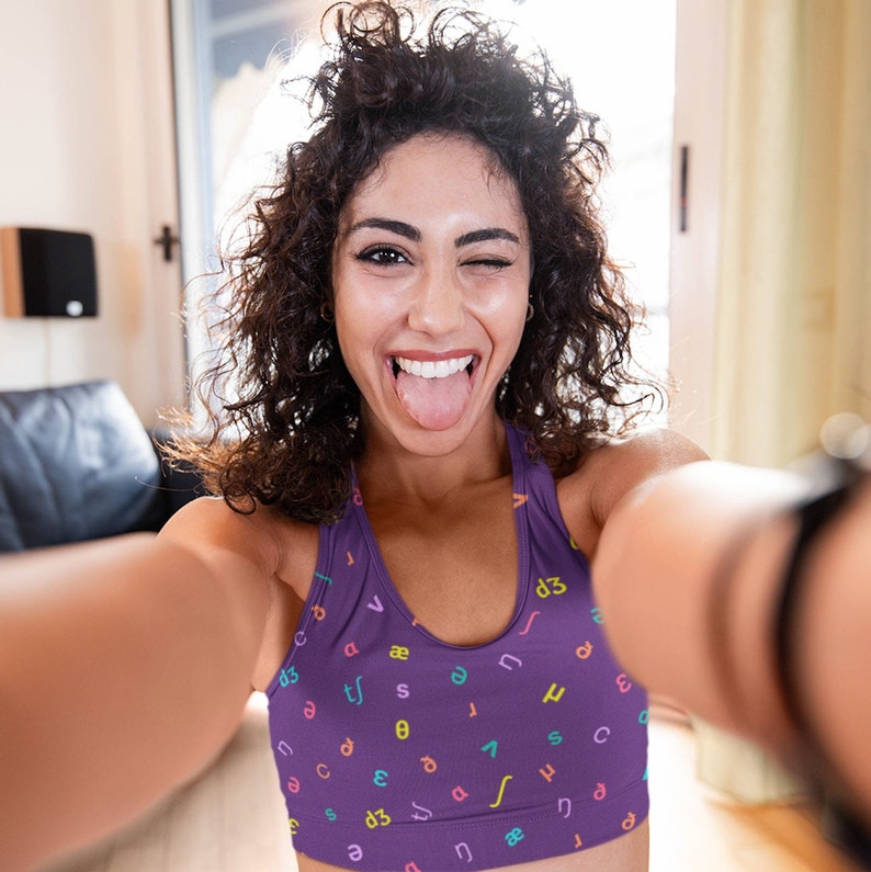 IPA Symbols Sports Bra for Speech Therapist, Linguistics International ...