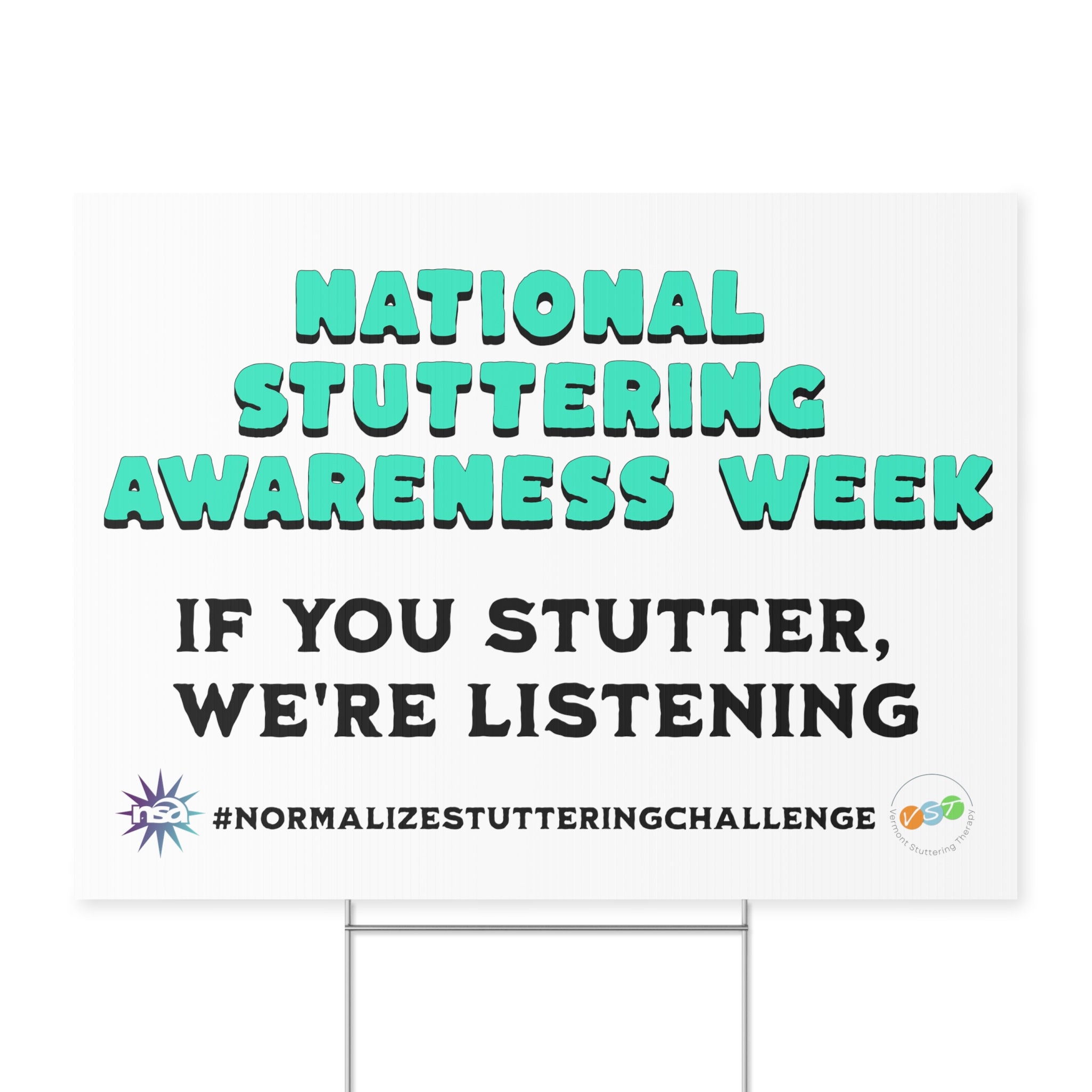 National Stuttering Awareness Week Normalize Stuttering Challenge Yard ...