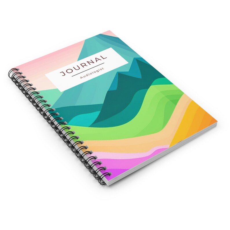 Audiologist Journal Gift for Aud Student, Mountain Notebook Gift for ...