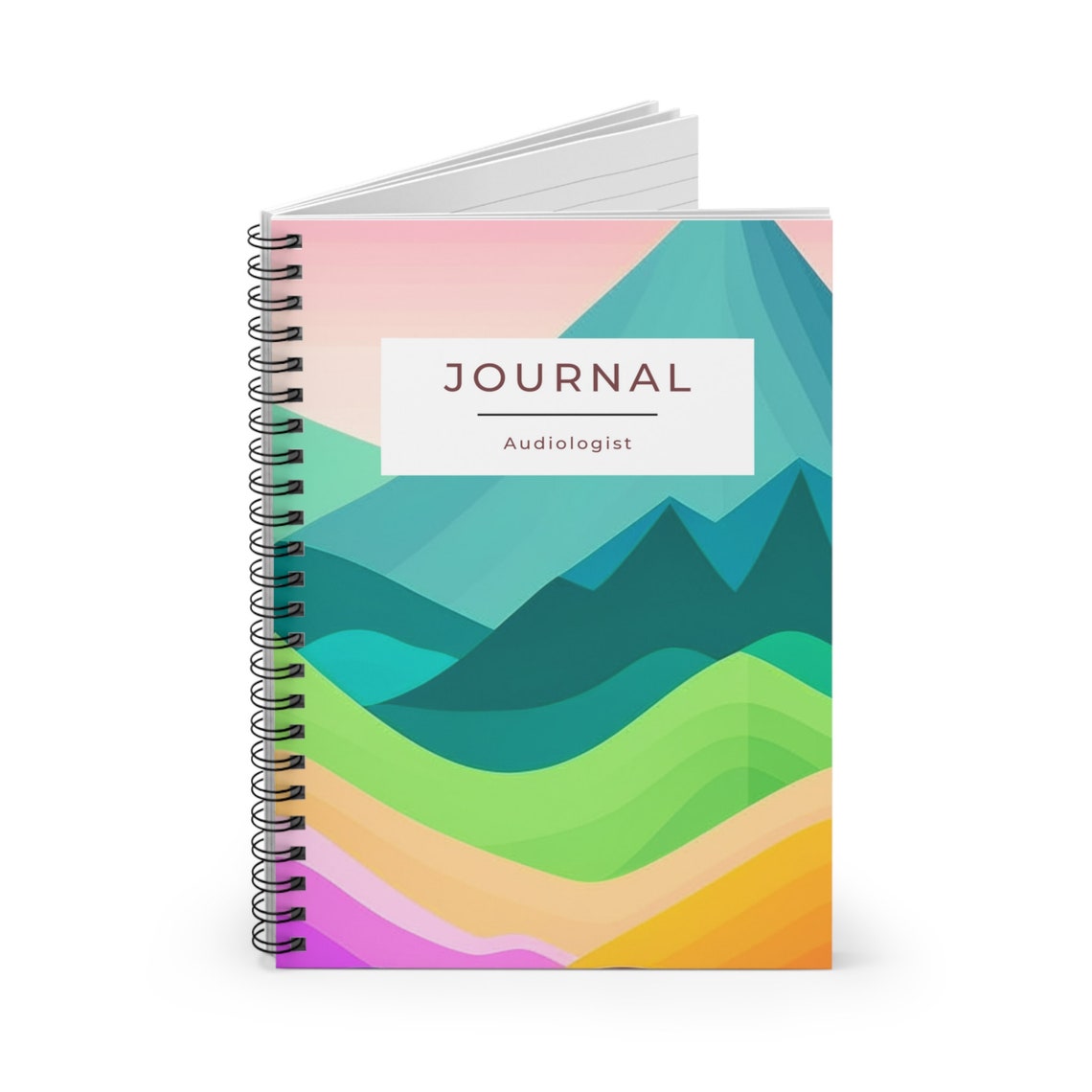 Audiologist Journal Gift for Aud Student, Mountain Notebook Gift for ...