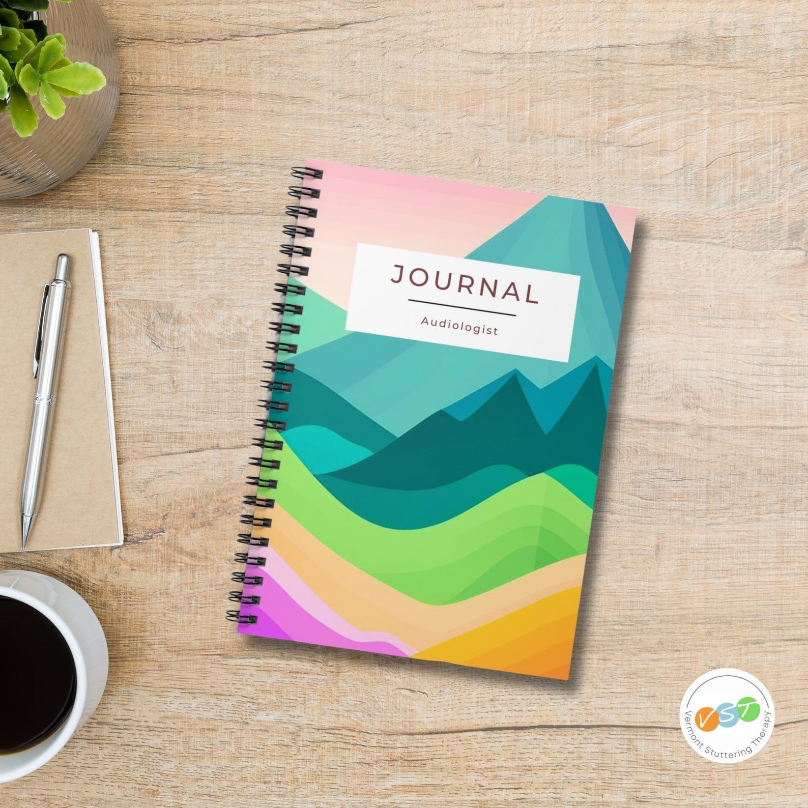 Audiologist Journal Gift for Aud Student, Mountain Notebook Gift for ...