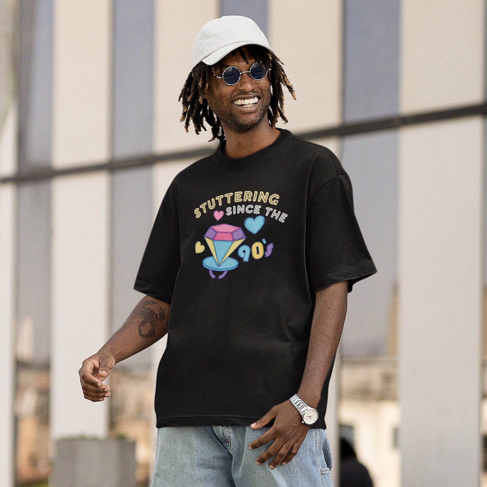 Stuttering T-shirt, 90s Retro Shirt, Unisex T-shirt, Gift for Stutterer ...