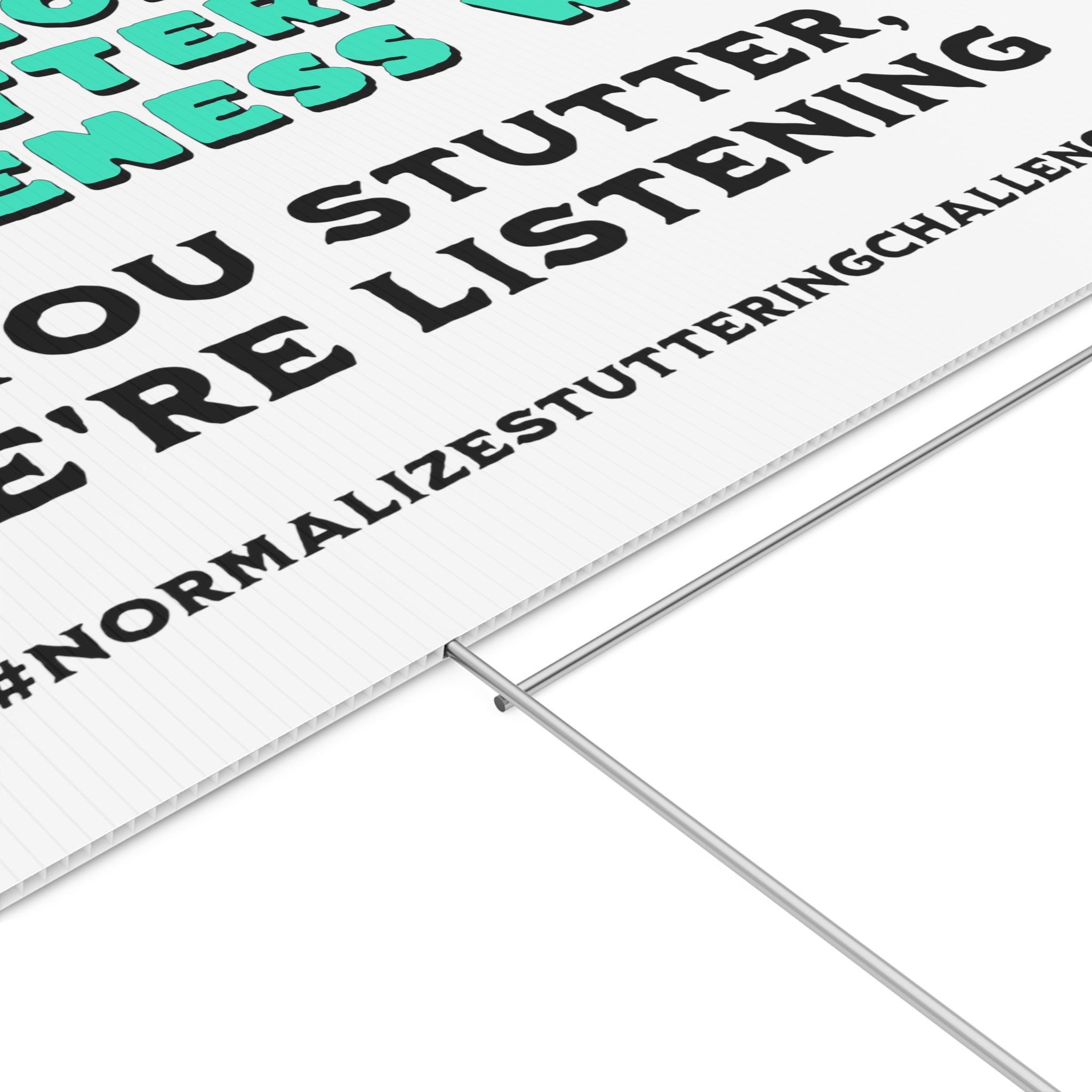 National Stuttering Awareness Week Normalize Stuttering Challenge Yard ...