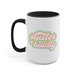 Stuttering Mug, Stutter Boldly, Pastel Coffee Mug, 15oz Mug, Two-tone ...