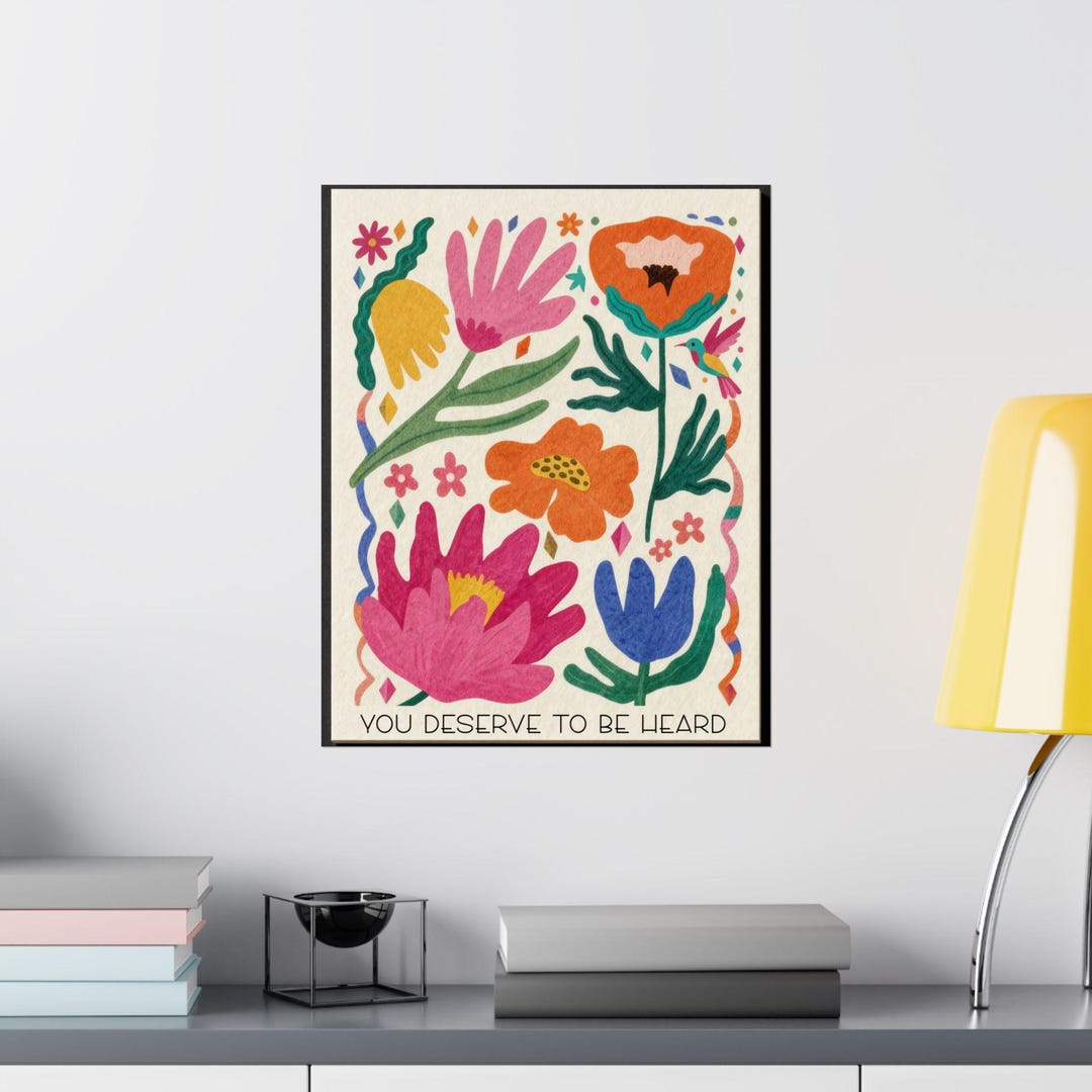 Custom Stuttering Acceptance Poster Speech Therapy Office Decor Wall ...