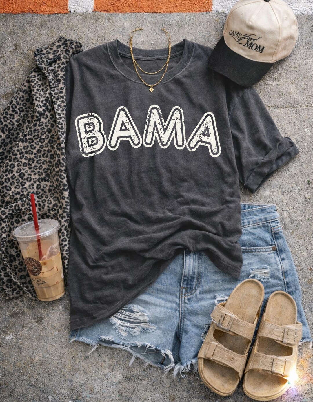 BAMA Distressed PNG SVG - 2 Colors | Alabama Graphic Design (instant ...