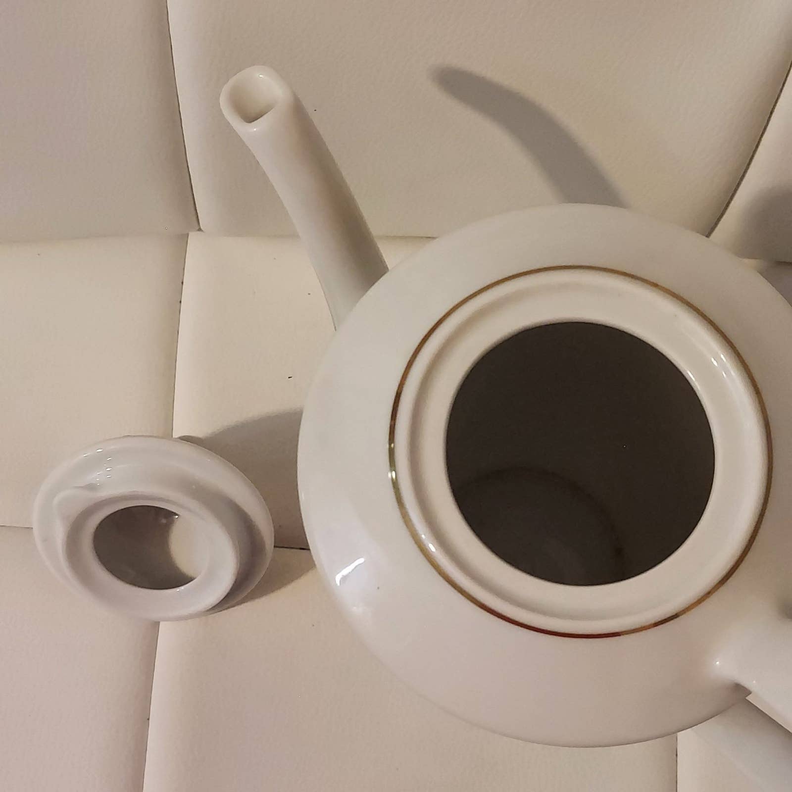 RARE Vintage Depos T Limoges 24K Porcelain 9 Coffee Carafe / Teapot w ...