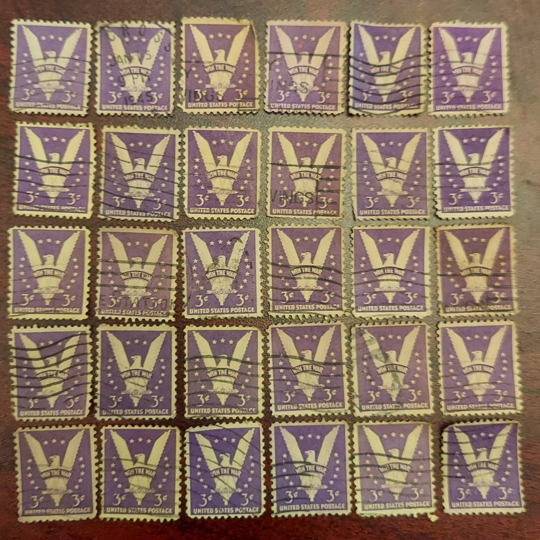 Win the War 1940's 3c 3 Cent United States Postage Stamps *as Pictured ...