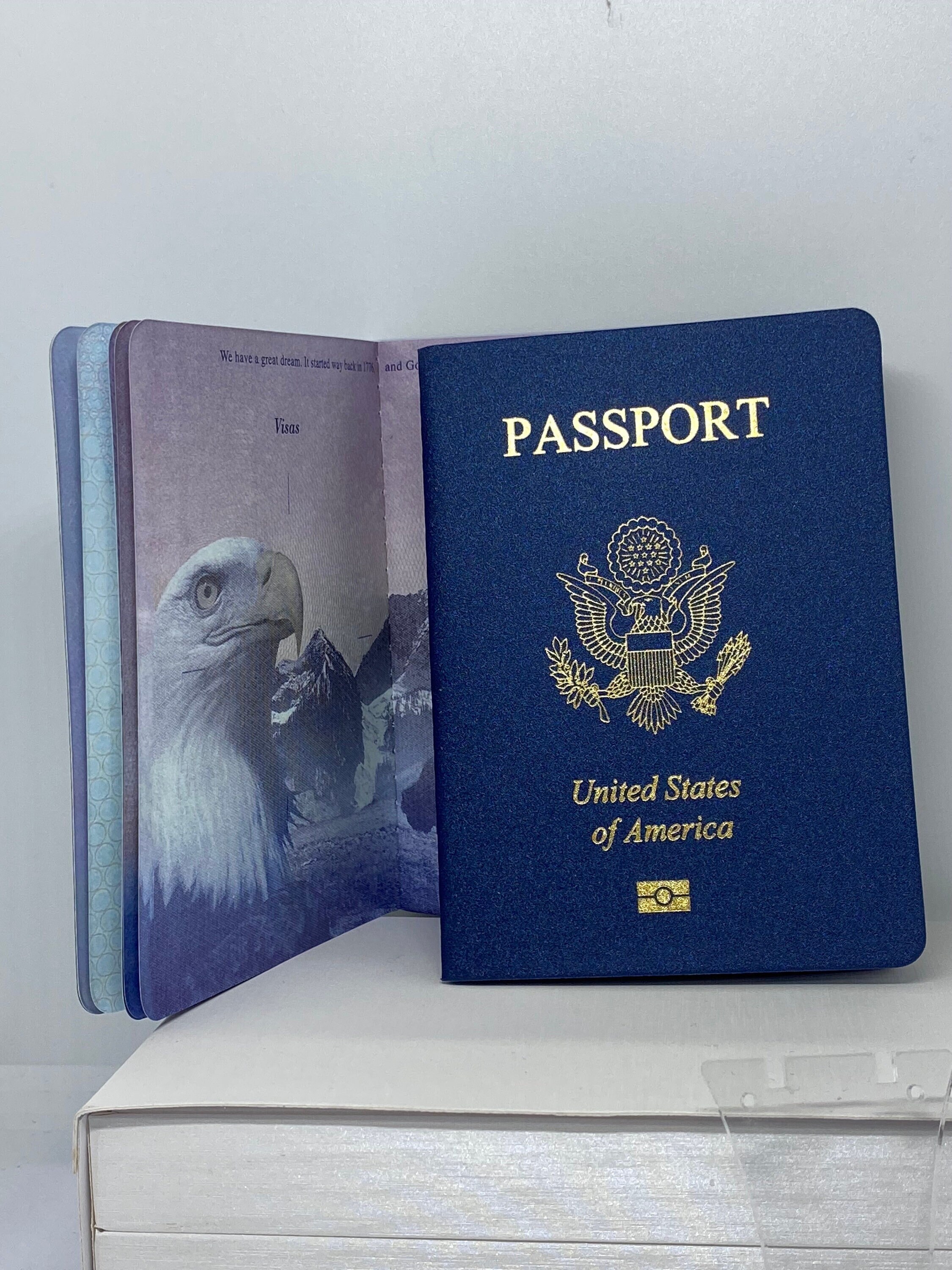 American Passport Back Cover