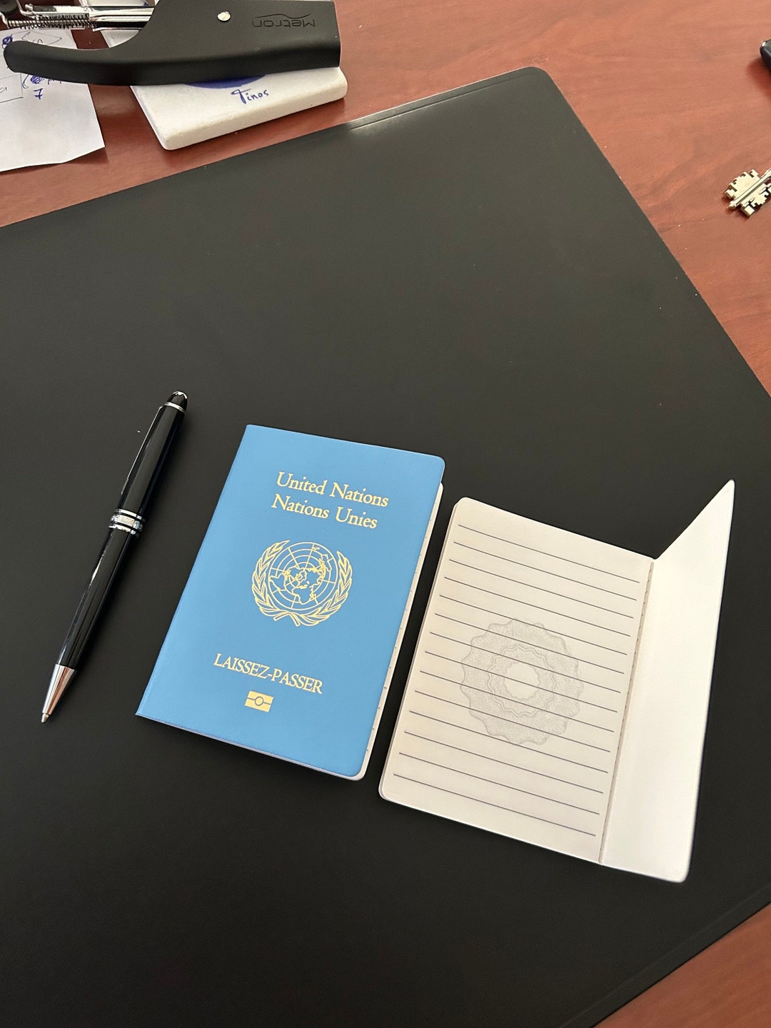 United Nations Passport Prop Notebook for Travel Journal and - Etsy