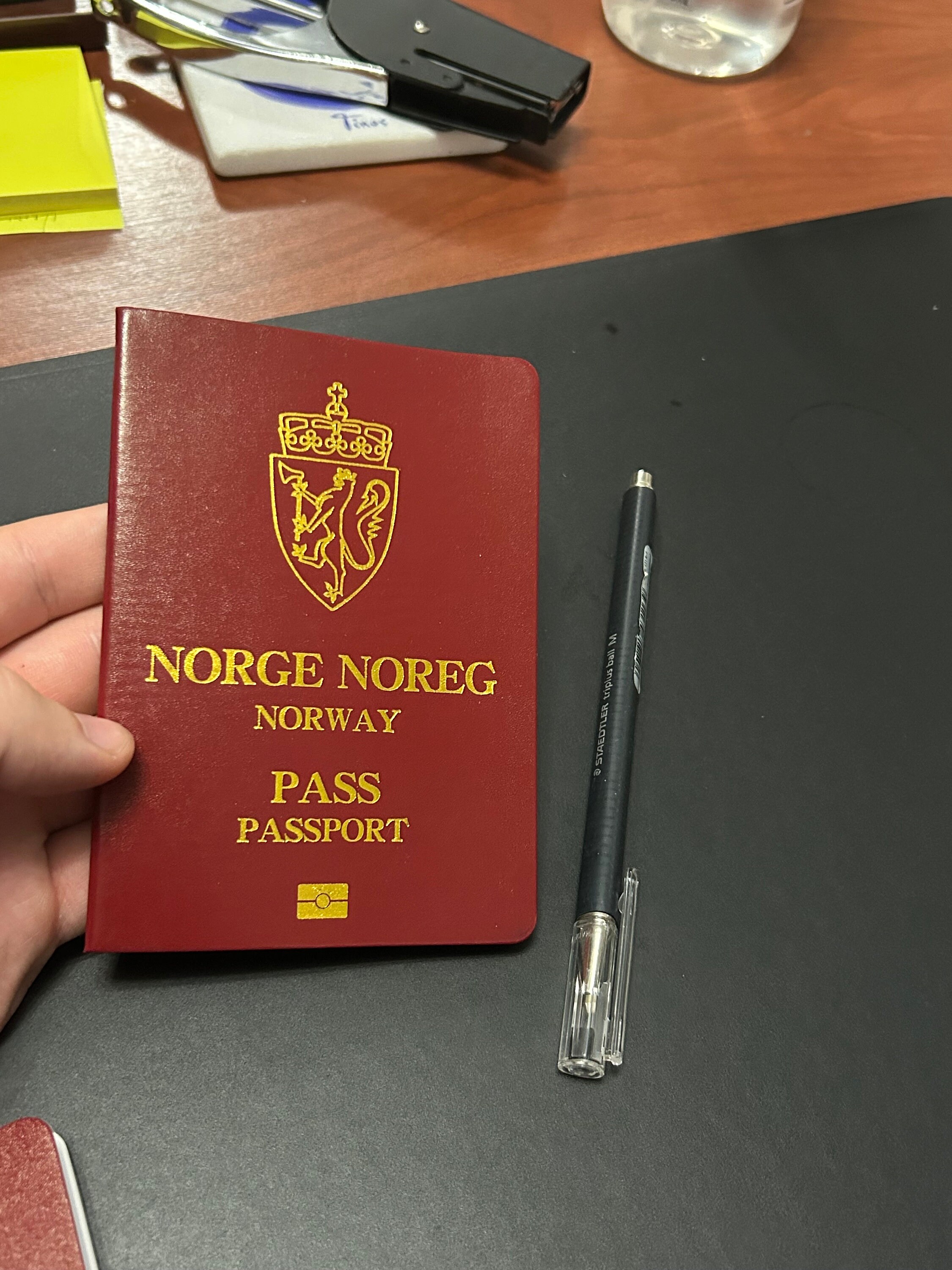Norwegian Passport Prop Notebook for Games, Travel Journal and Notes ...