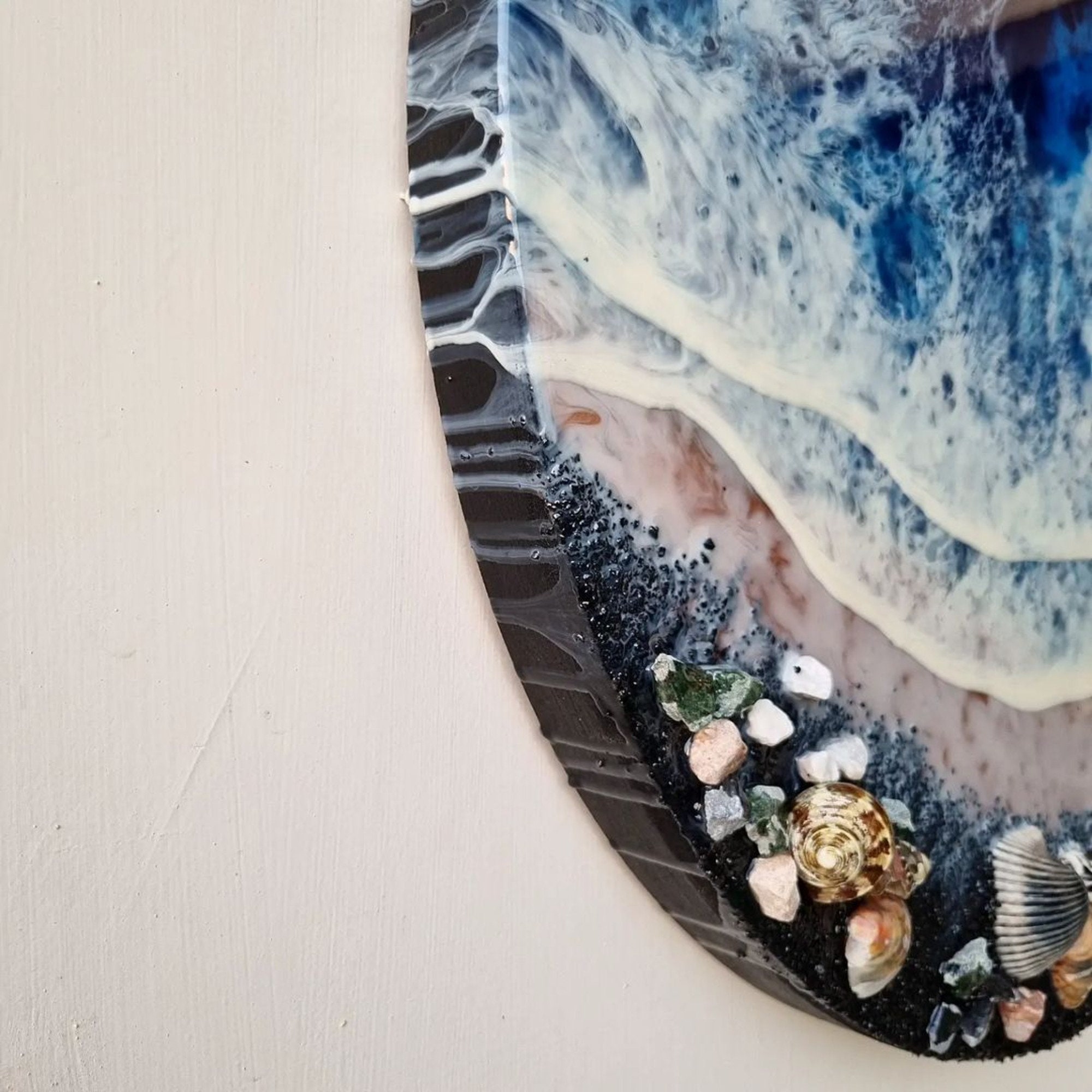 Resin Ocean Coffee Table Seashells Table Top for Beach House Decor ...