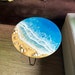 Ultra Realistic Blue Ocean Resin Table Round Epoxy Ocean Coffee Table ...
