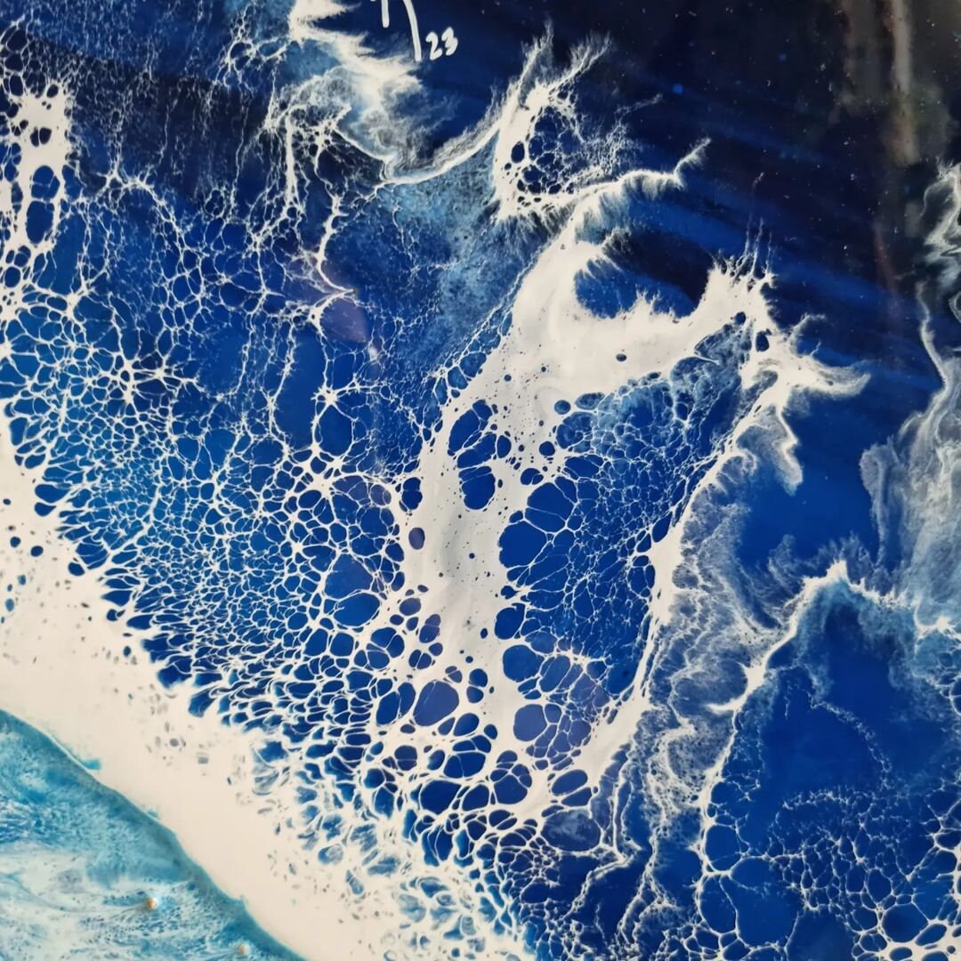 Ultra Realistic Ocean Table Top for Coffee Table 24 Inches Beach Themed ...