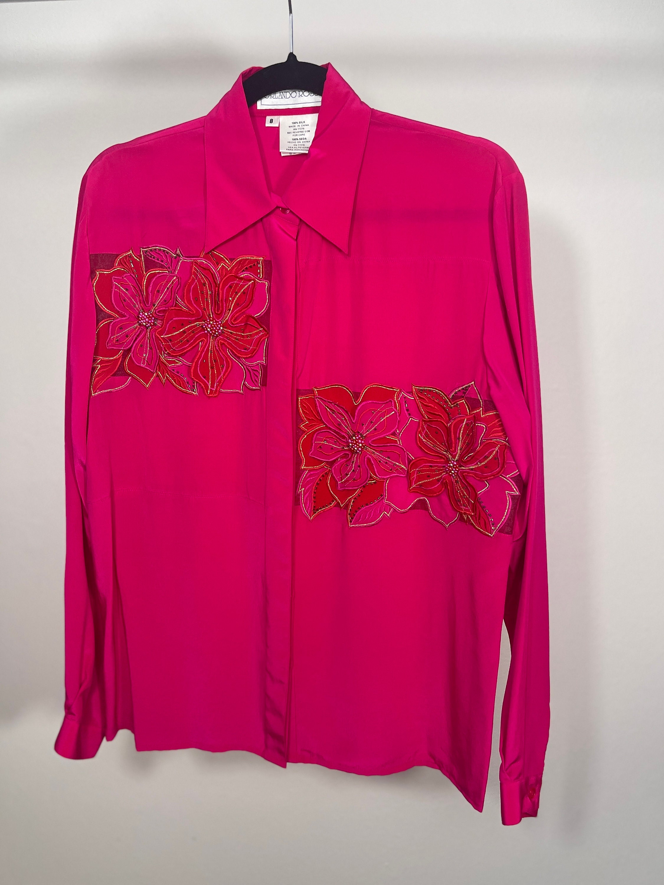 Pretty Pink Silk Set - Etsy