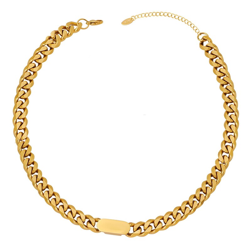 18K Gold Plated Stainless Steel Necklace Etsy 18k-gold-plated-stainless-steel-necklace-etsy