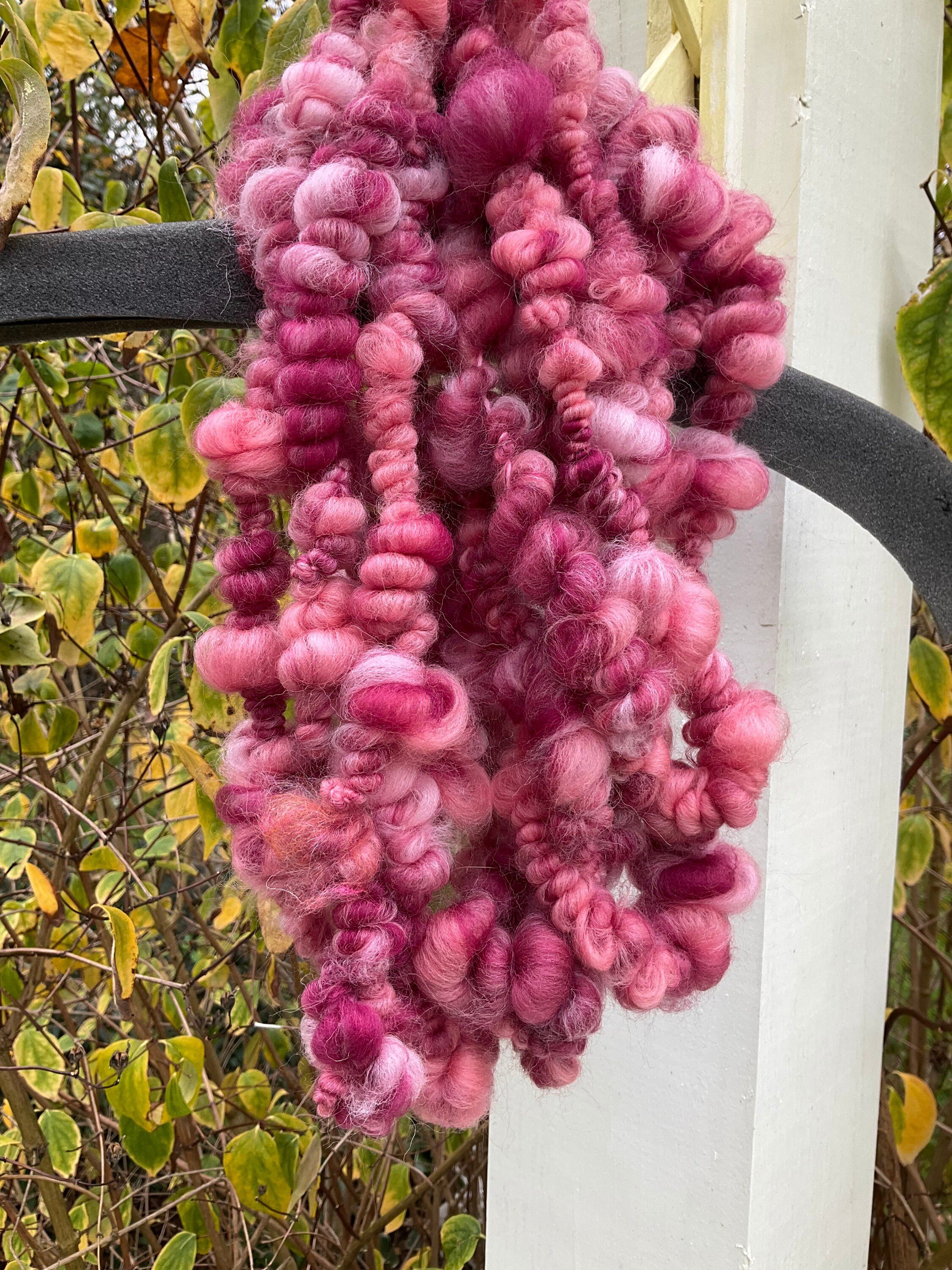 Art Yarn 4 1/4 Yards Super Jumbo Yarn Muted Raspberry - Etsy