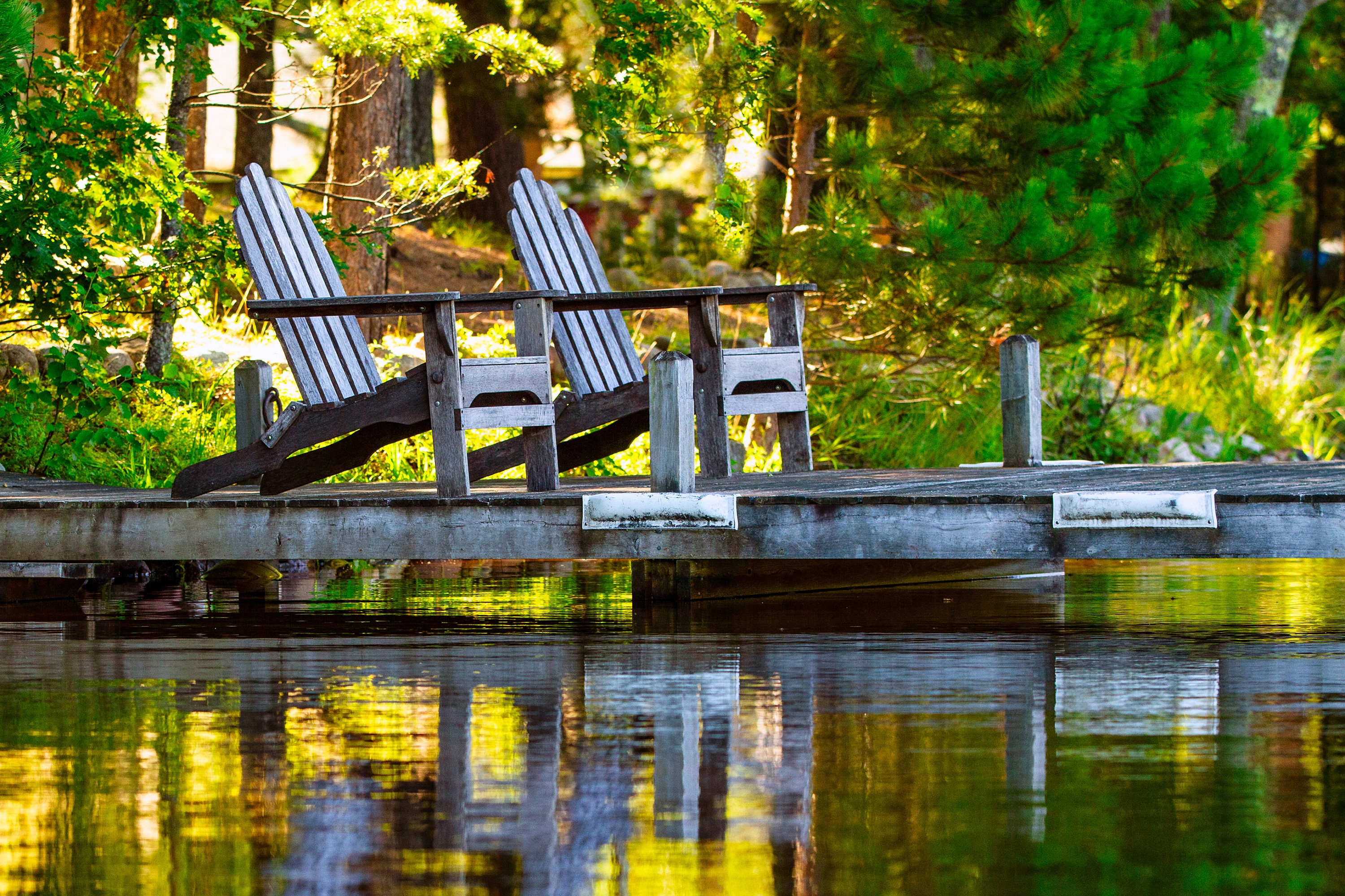 Adirondack Chairs by the River - Etsy