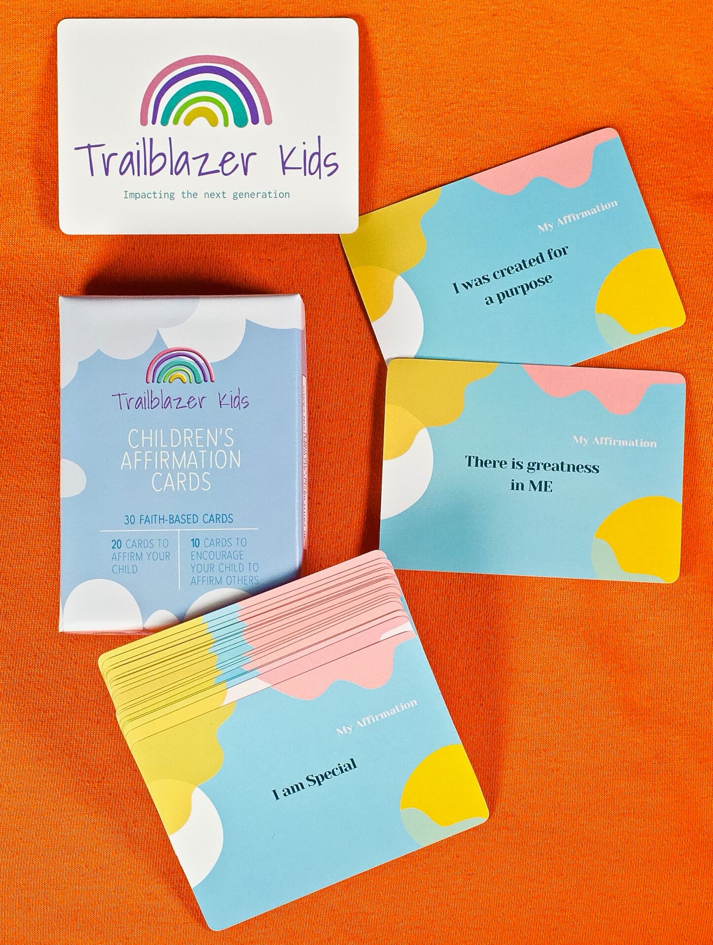 Children's Affirmation Cards and Magnetic Chart - Etsy