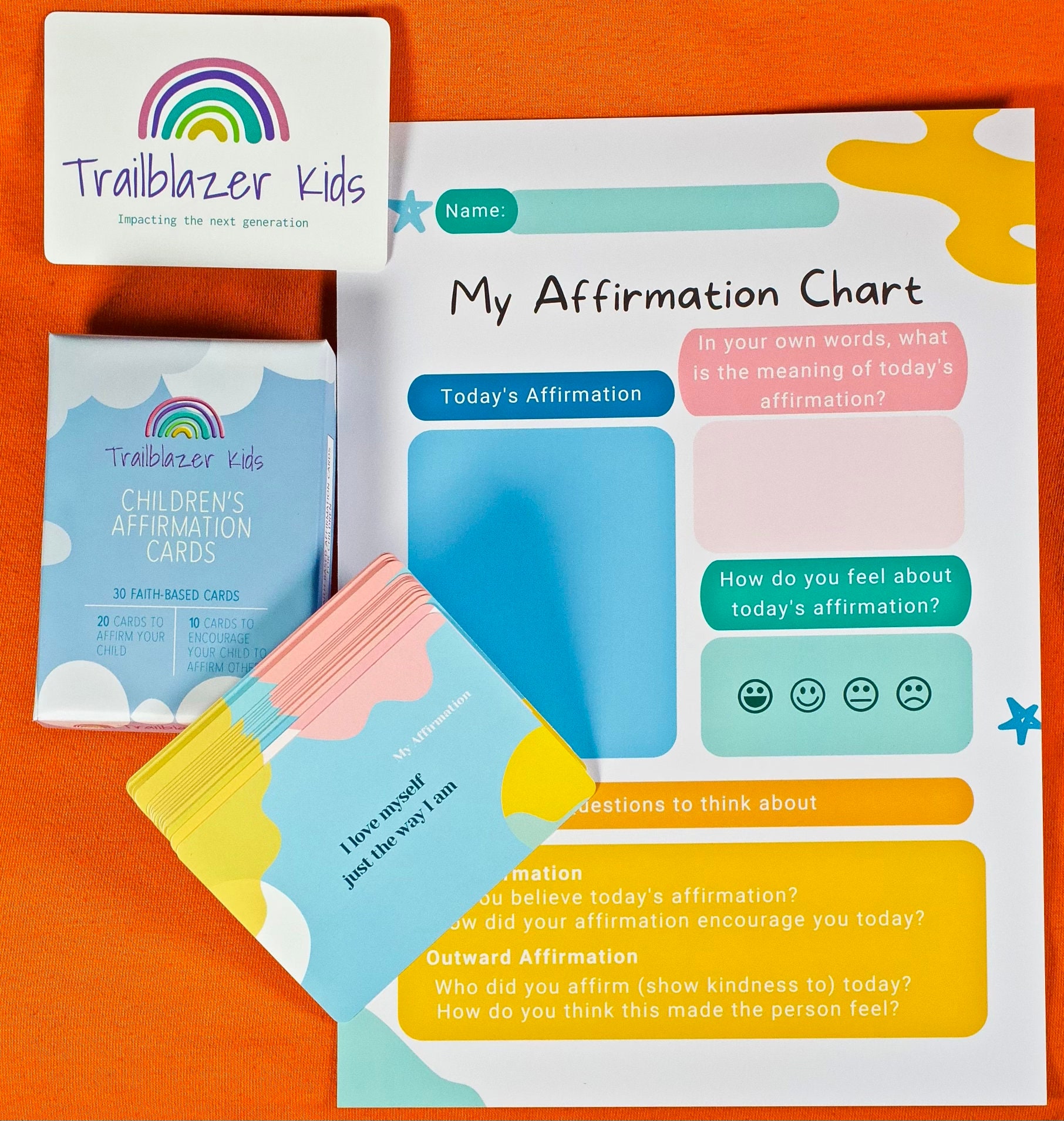 Additional Magnetic Affirmation Chart - Etsy