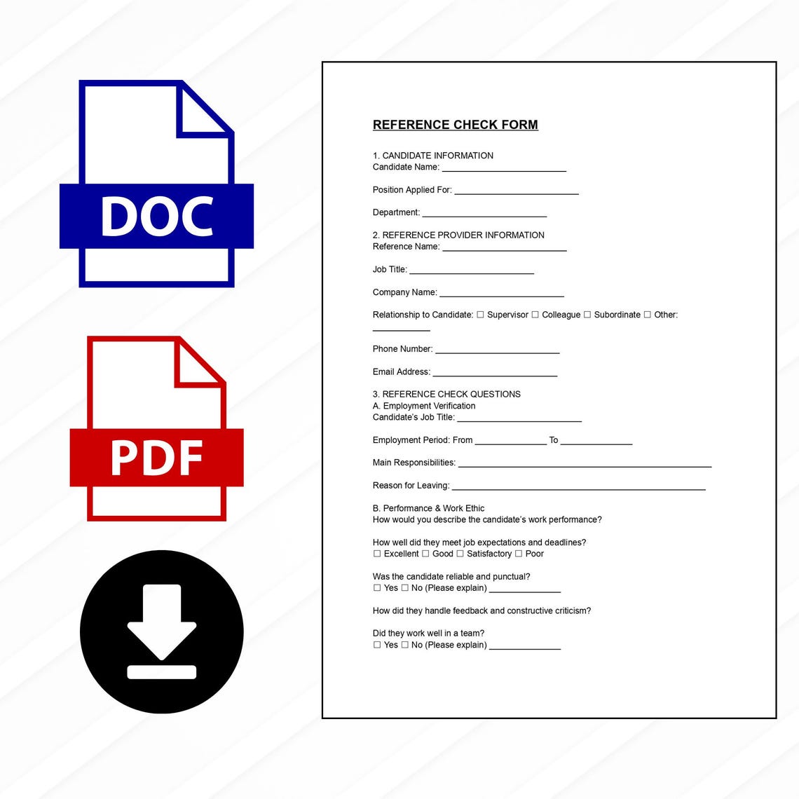 Reference Check Letter Template | Academic Reference Verification ...