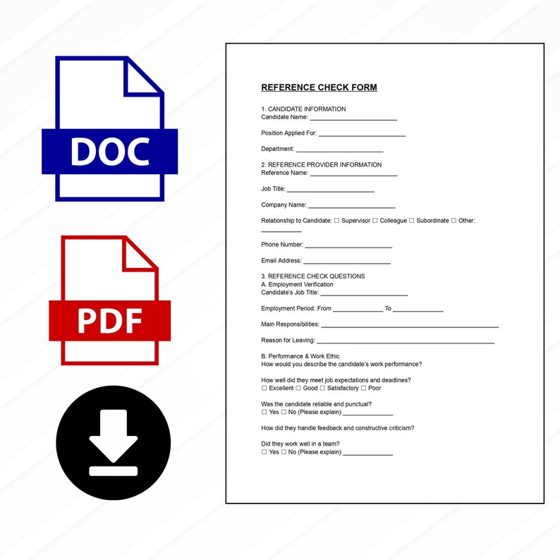 Reference Check Letter Template | Academic Reference Verification ...