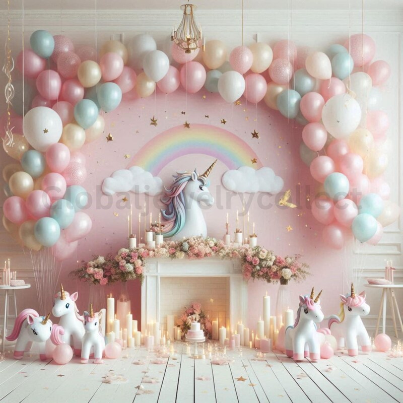 Unicorn Backdrop - Etsy