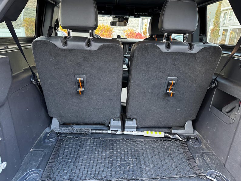 Black ABS Plastic Rear Cargo Area Tether Latch Hooks for 2021+ Ford ...