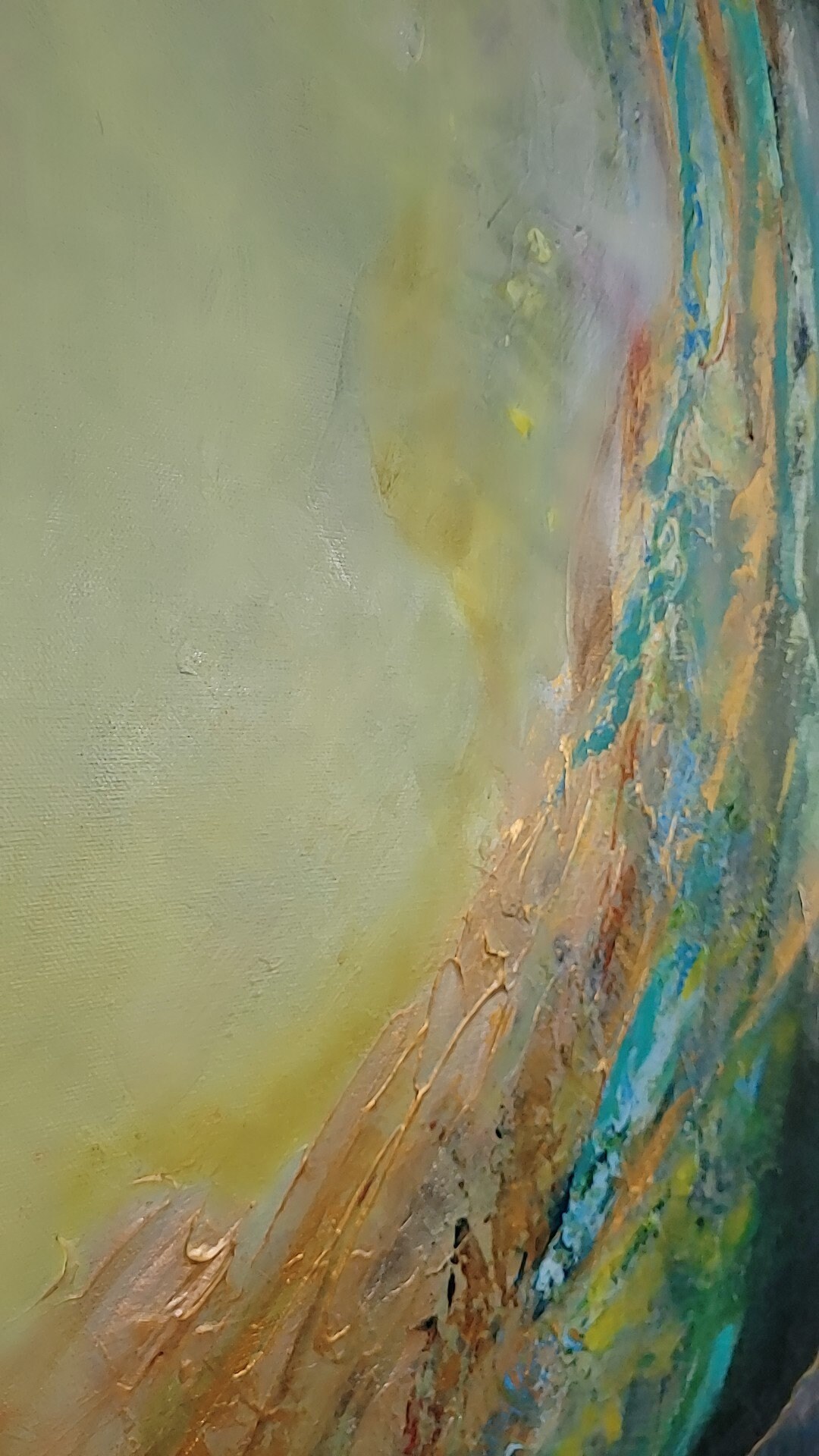 Abstract Acrylic Diptych Painting on Canvas: Colorful Modern Wall Art ...