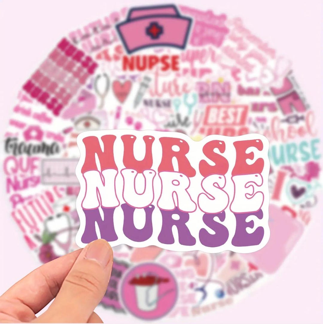 25 Nursing Stickers for Nurses – Funny Nurse Quotes Stickers – Medical ...
