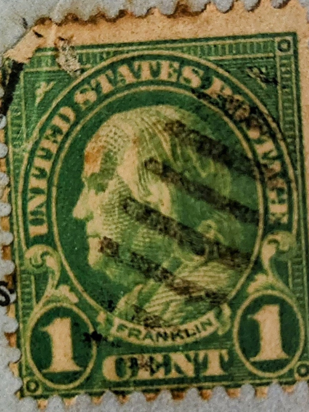Rare Franklin Stamp - Etsy