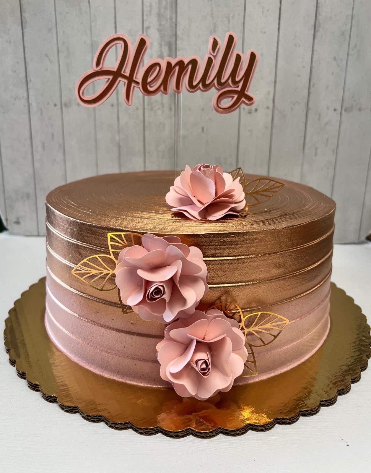 Flower Cake Topper - Etsy