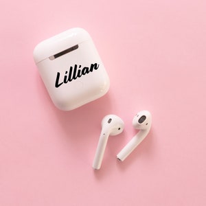 Custom Name Airpod Case Vinyl Decal Airpod Pro Airpod - Etsy