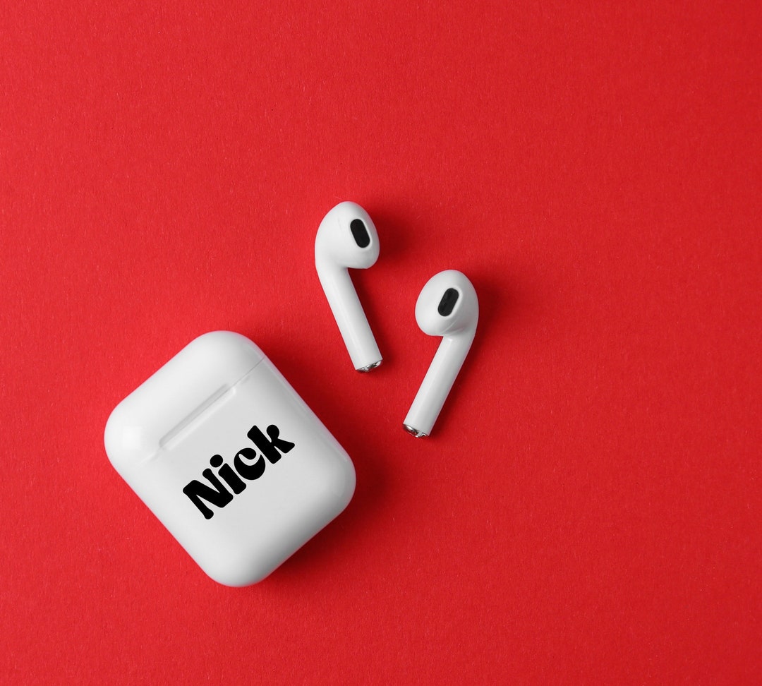 Custom Name AirPod Case Vinyl Decal: Apple AirPod Pro/classic - Etsy