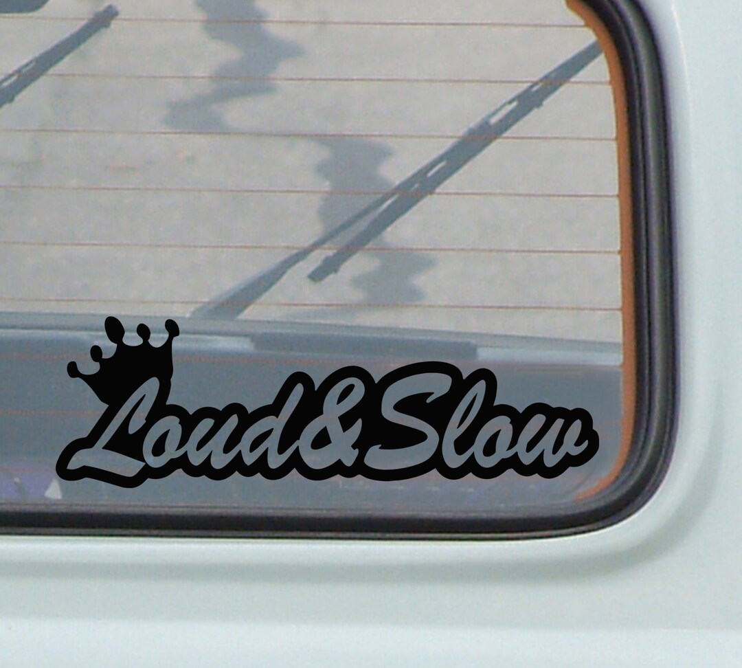 Low & Slow Decal, Racecar, Tuner, Vinyl Decal, Laptop, Hydroflask ...