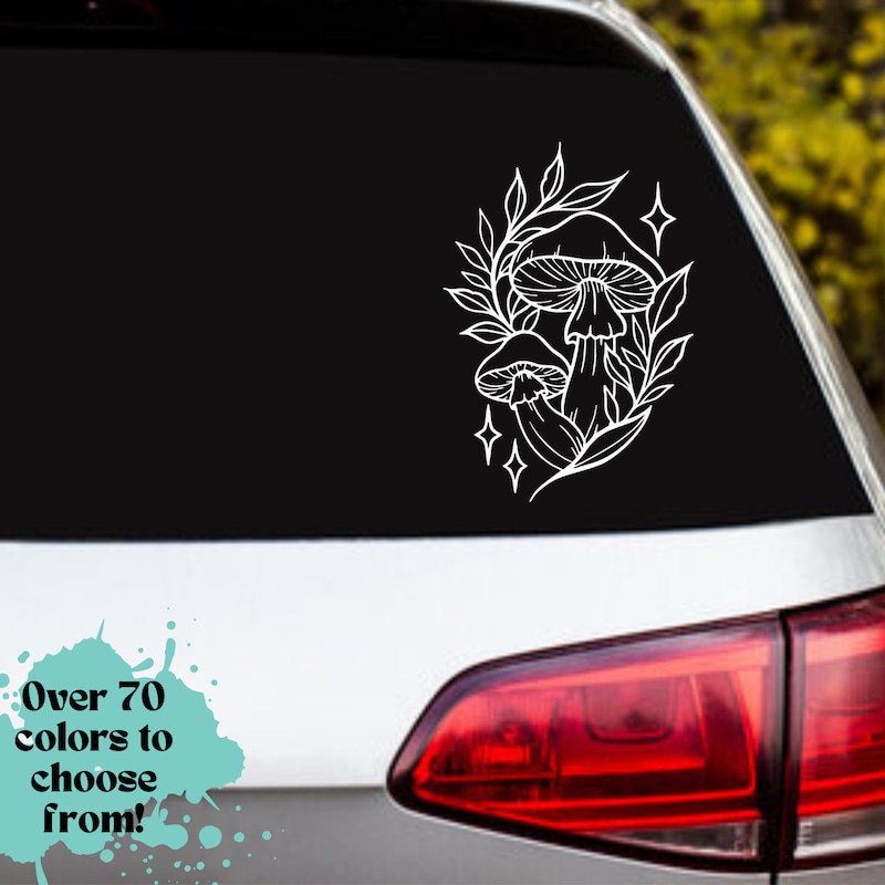 Mushroom Decal - Etsy