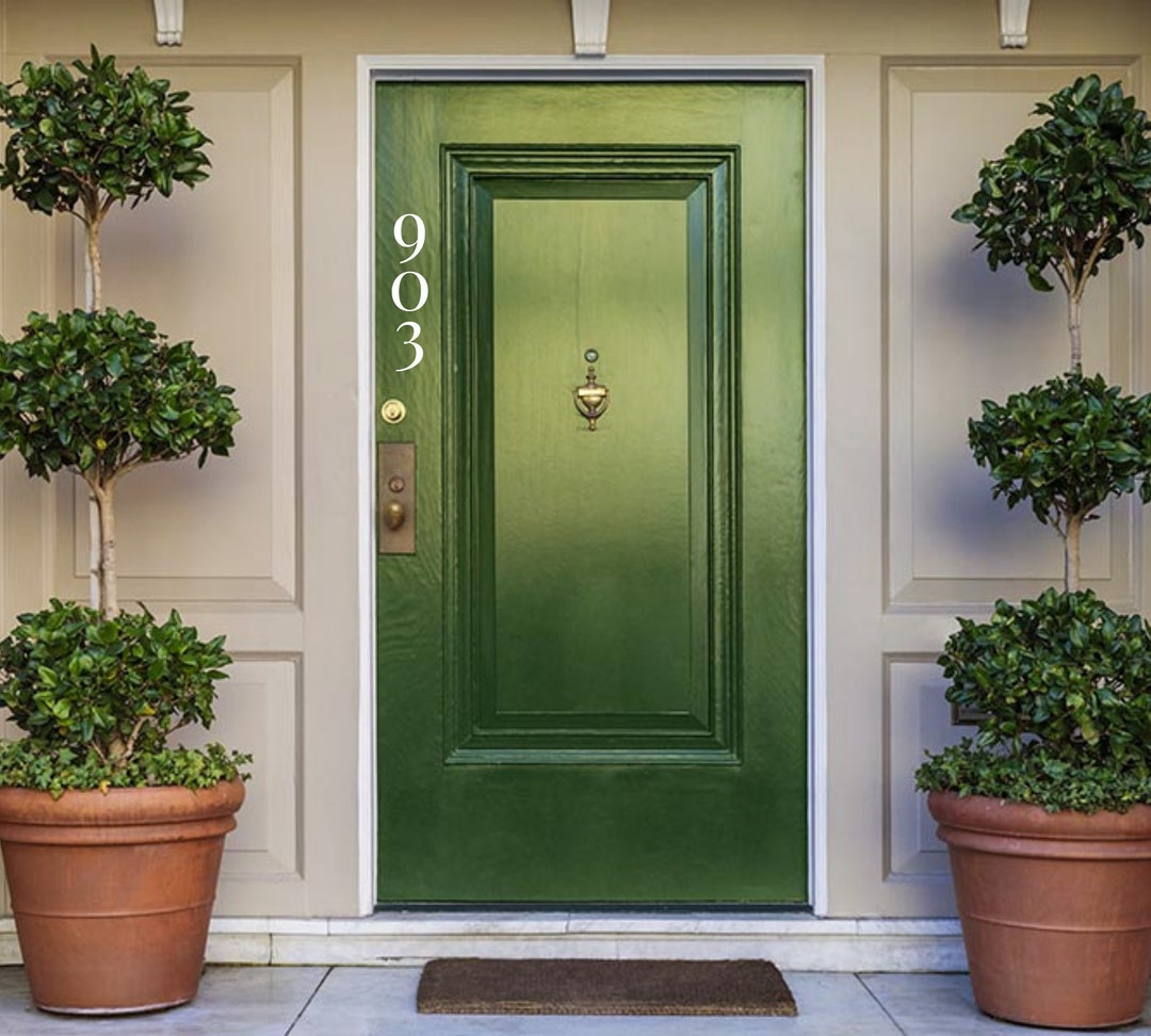 Custom Door Decal, Street Address Decal, Door Numbers, Home Decal ...