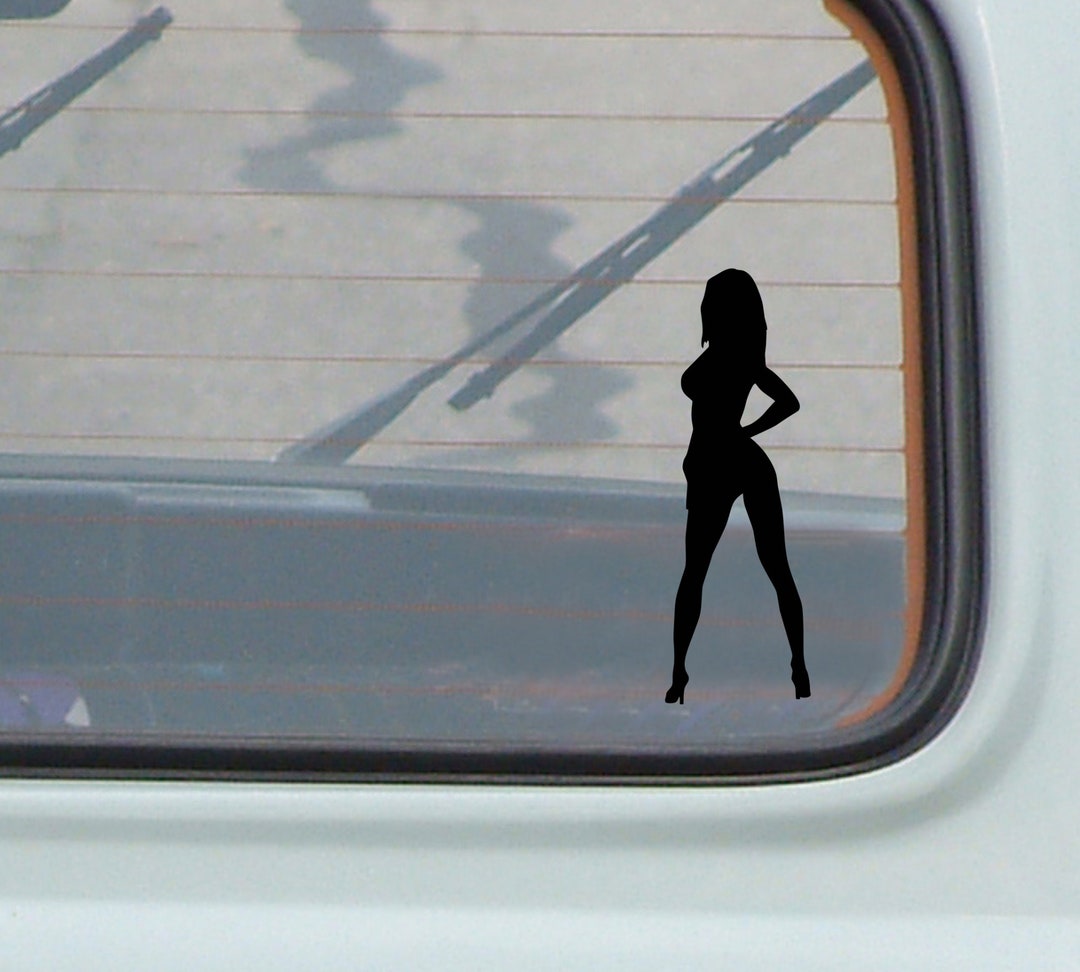 Sexy Lady Decal Car Decal Vinyl Decal Laptop Hydroflask Phone Suv