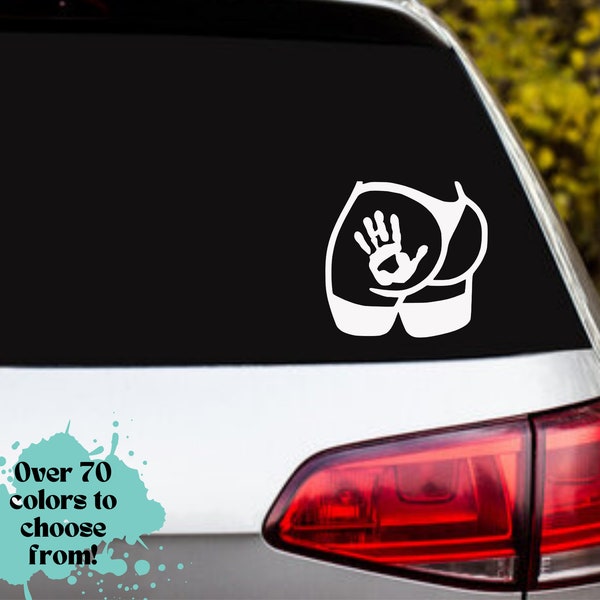 Booty Car Decal - Etsy