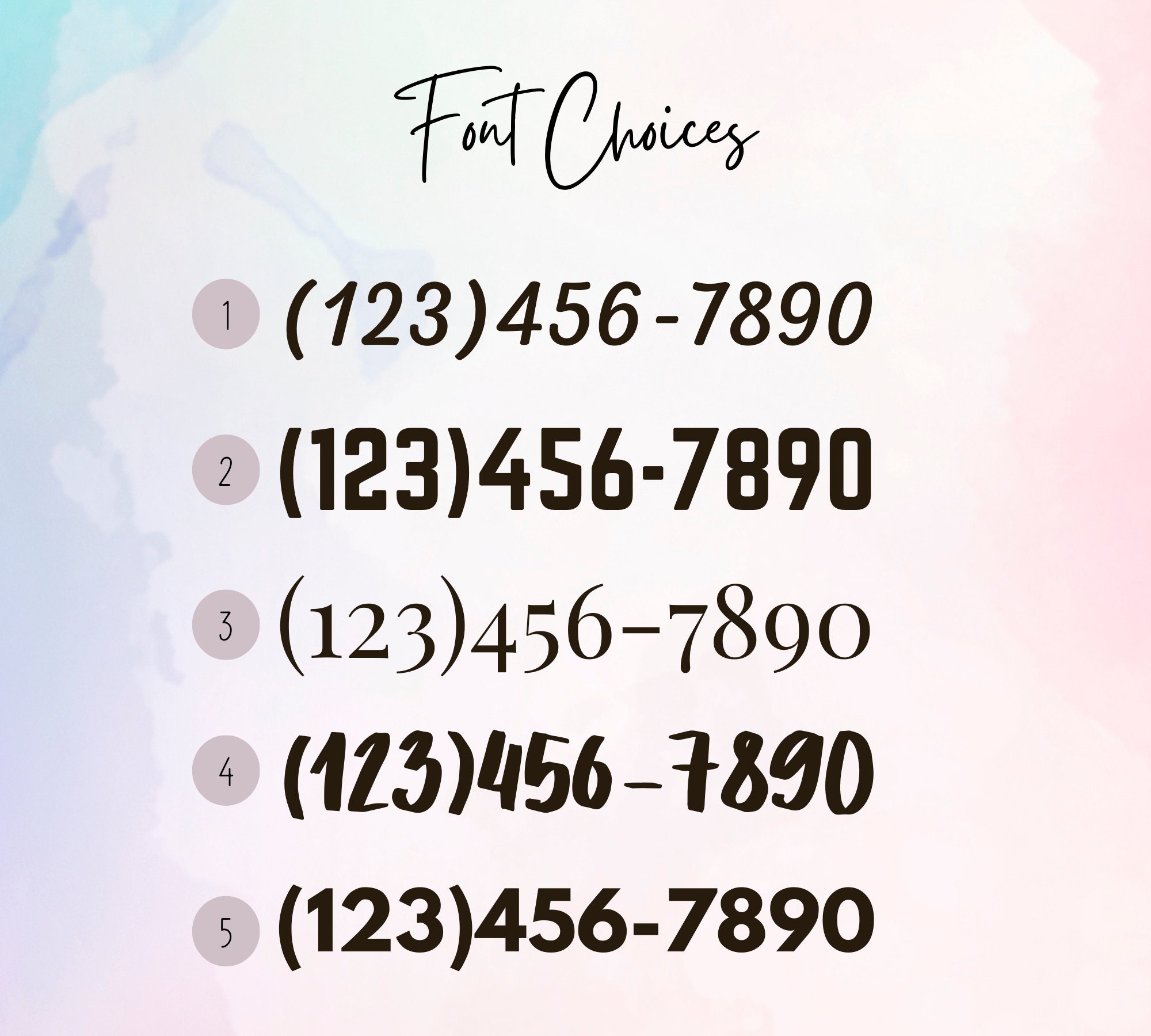 Personalized Business Phone Number Decal Business Window - Etsy